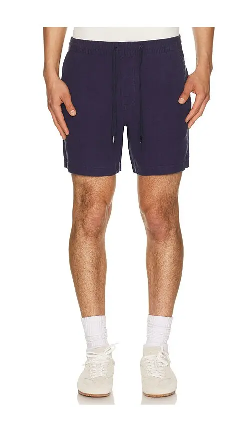 Polo Ralph Lauren Prepster Pull On Linen Short 6 - Navy