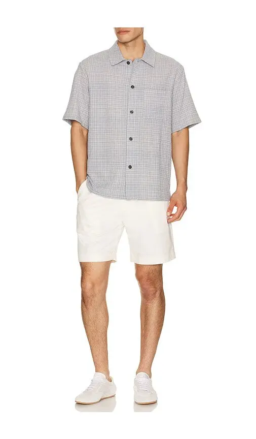 Theory Moonsoft Cotton Standard Shorts - Ivory