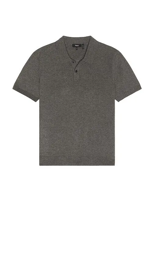 Theory Light Bilen Soris Polo In . Also - Charcoal
