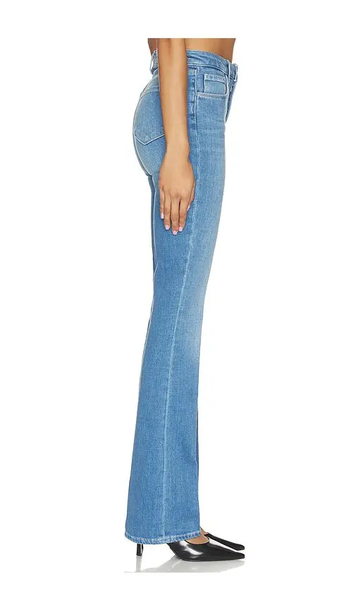 L'Agence Selma Sleek Baby Boot Jeans - Blue