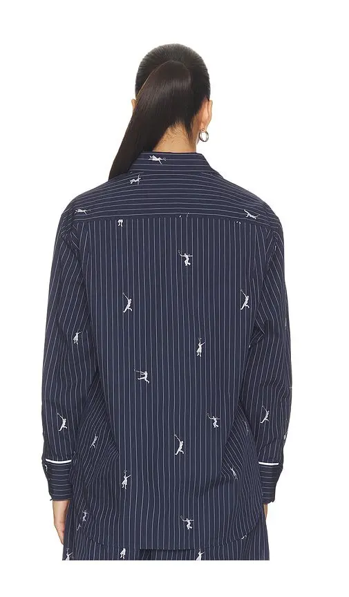 Lacoste Oversize Fit Jacquard Shirt