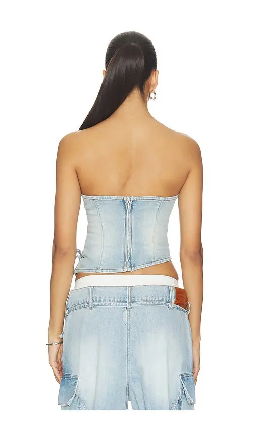 MARRKNULL Asymmetrical Lace-up Corset