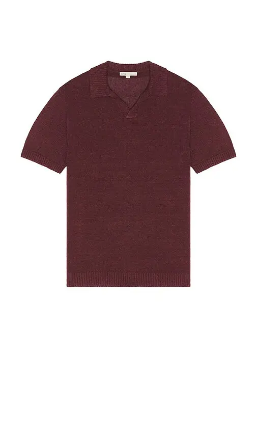 Onia Silk Linen Johnny Polo In . Also - Wine