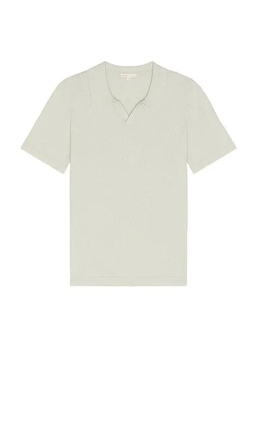 Onia Bouckle Knit Johnny Polo In . Also - Sage