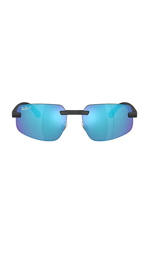Ray-ban Irregular Frame Sunglasses - Blue