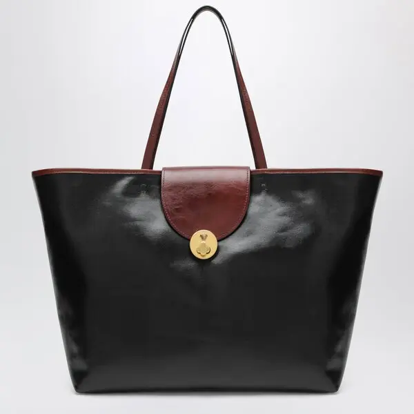 Versace Large Vivian Coated Canvas Shopper Bag