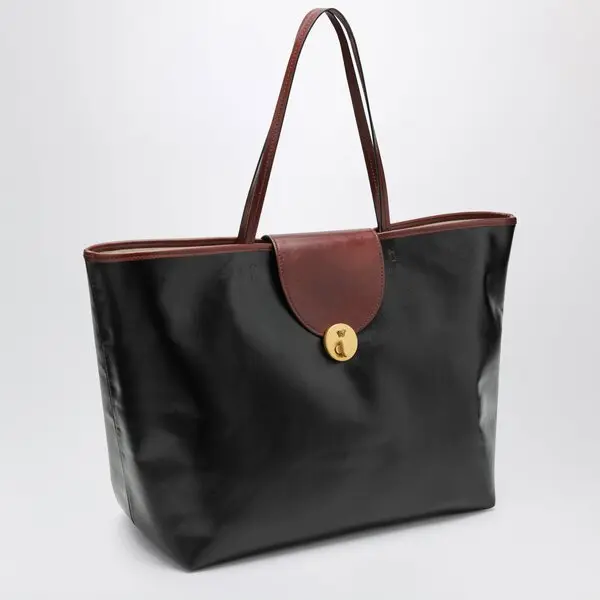 Versace Large Vivian Coated Canvas Shopper Bag