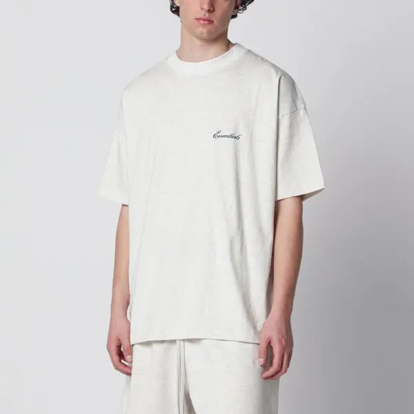Fear Of God Classic Oat-colored Cotton T-shirt - Beige