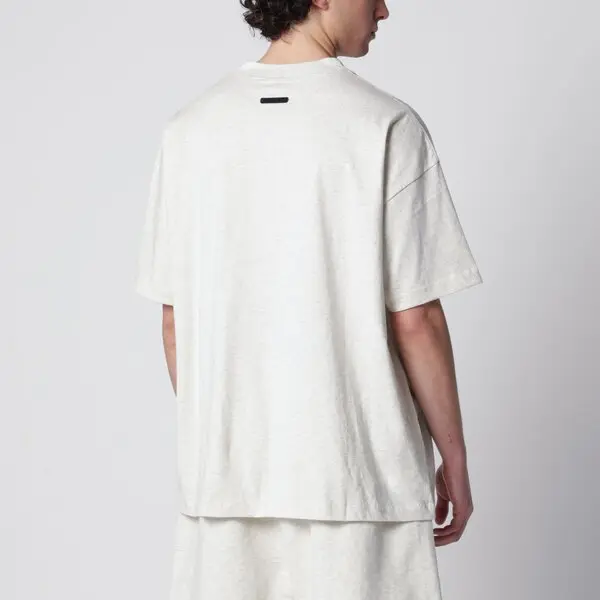 Fear Of God Classic Oat-colored Cotton T-shirt - Beige