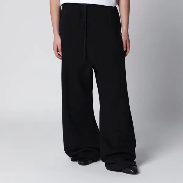 Fear Of God Signature Lounge Sweatpants In Cotton Fleece - Black