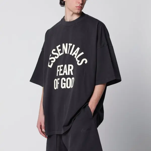 Fear Of God Campus 90s Heavy Cotton T-shirt - Black