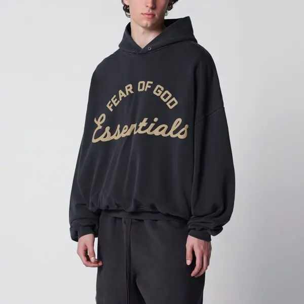 Fear Of God 90s Cotton Fleece Sweatshirt - Black