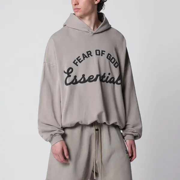 Fear Of God 90s Faded Seal Cotton Fleece Sweatshirt - Grey