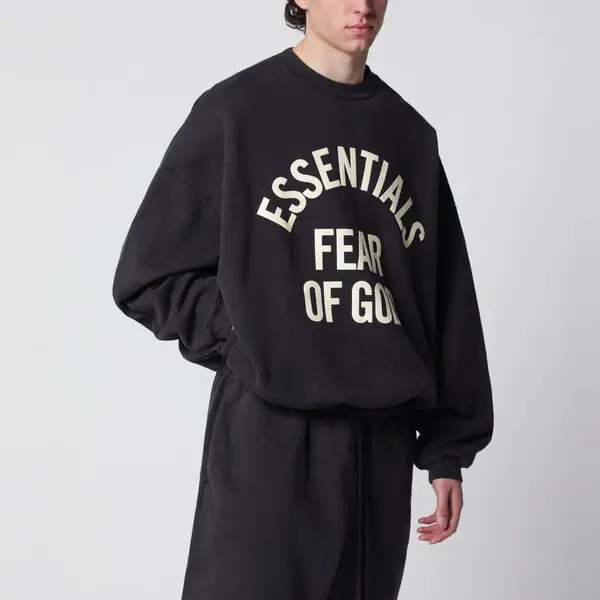 Fear Of God Cotton Crewneck Sweatshirt - Black