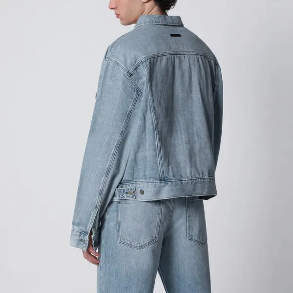 Fear Of God Relaxed Cropped Denim Jacket