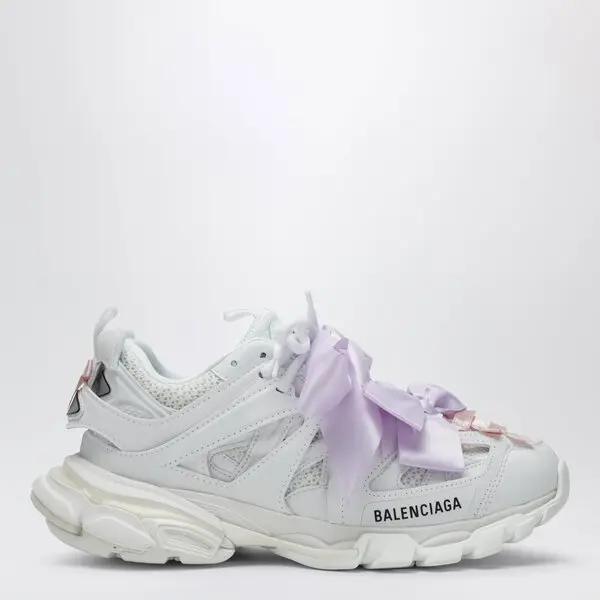 Balenciaga Track Bow Sneakers In Mixed Materials