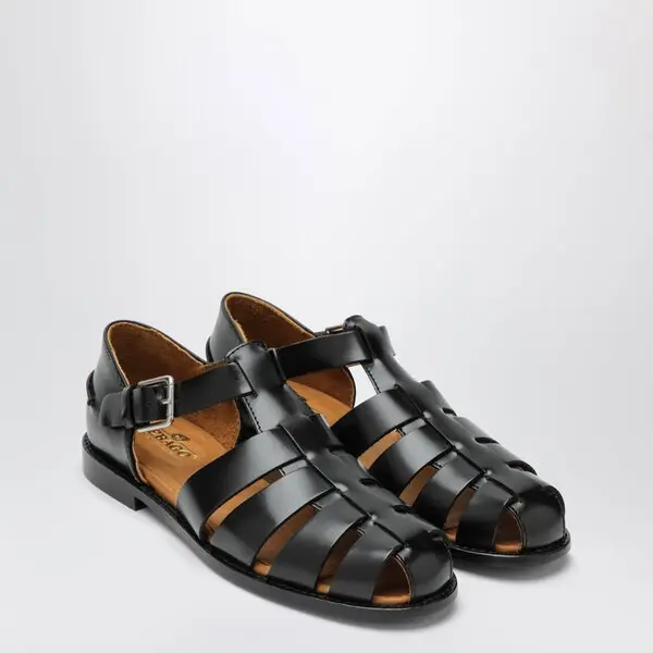 SEBAGO Leather Criss-cross Sandals