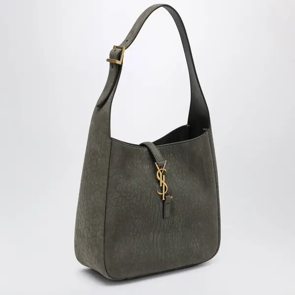 Saint Laurent Le 5 À 7 Soft Micro Nubuck Leather Bag - Grey
