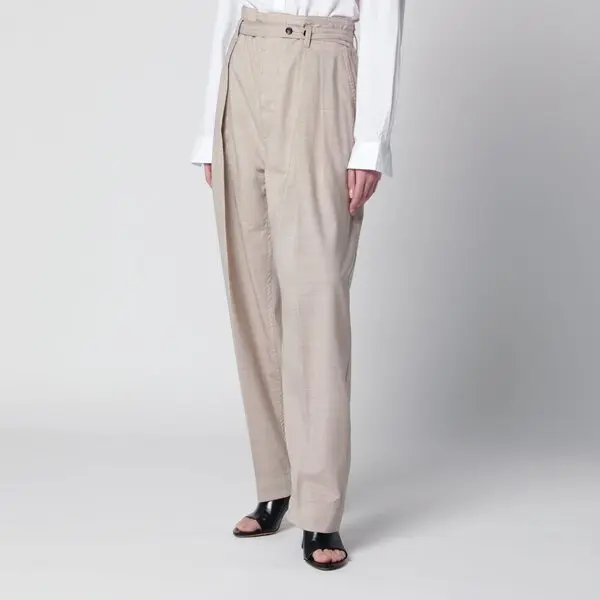 Bottega Veneta Mélange Wool Trousers