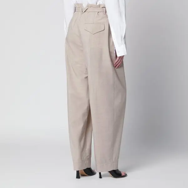 Bottega Veneta Mélange Wool Trousers