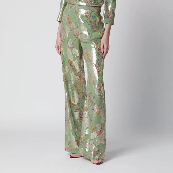Valentino Garavani Printed Silk Trousers