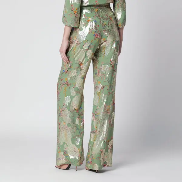 Valentino Garavani Printed Silk Trousers
