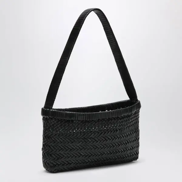 Manebí Woven Leather Shoulder Bag