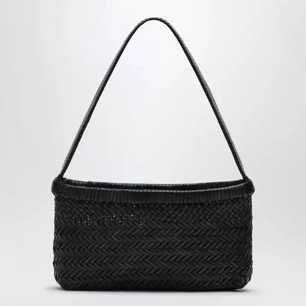 Manebí Woven Leather Shoulder Bag