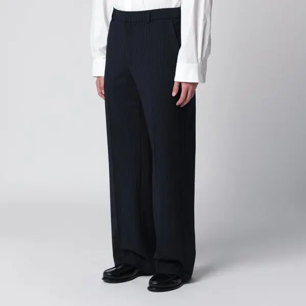 Séfr Pinstriped Wool-blend Trousers