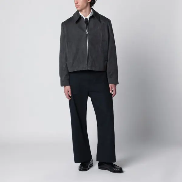 Séfr Washed Tazio Zip-up Jacket - Grey