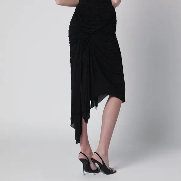 FRANCESCO MURANO Draped Skirt With Front Slit