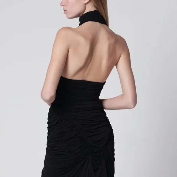 FRANCESCO MURANO Draped Viscose-blend Bodysuit