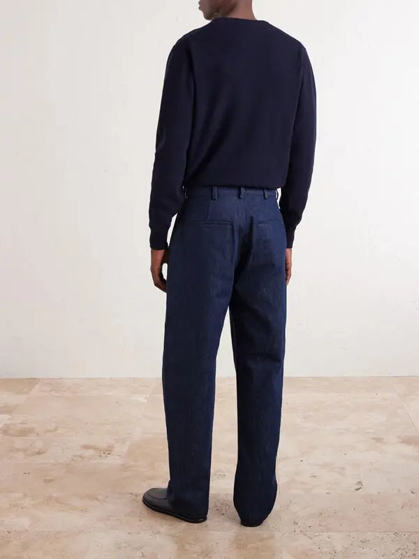 De Bonne Facture Balloon Tapered Denim Trousers