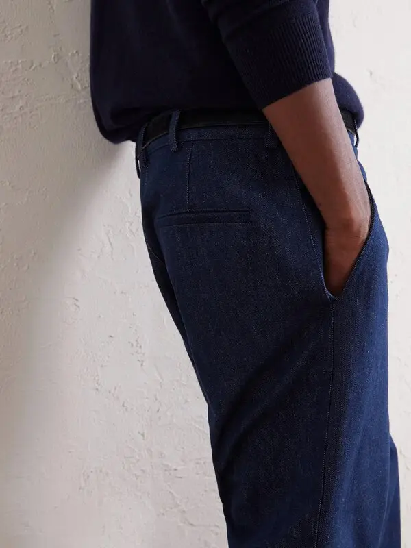 De Bonne Facture Balloon Tapered Denim Trousers