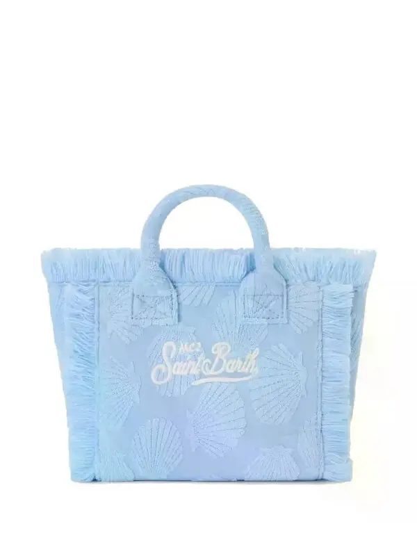 MC2 SAINT BARTH Mini Vanity Shell-embossed Tote Bag