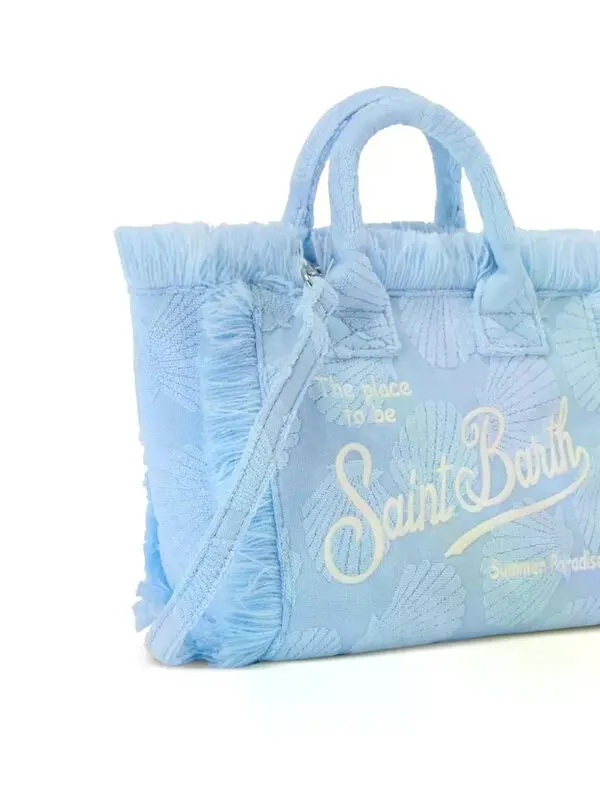 MC2 SAINT BARTH Mini Vanity Shell-embossed Tote Bag
