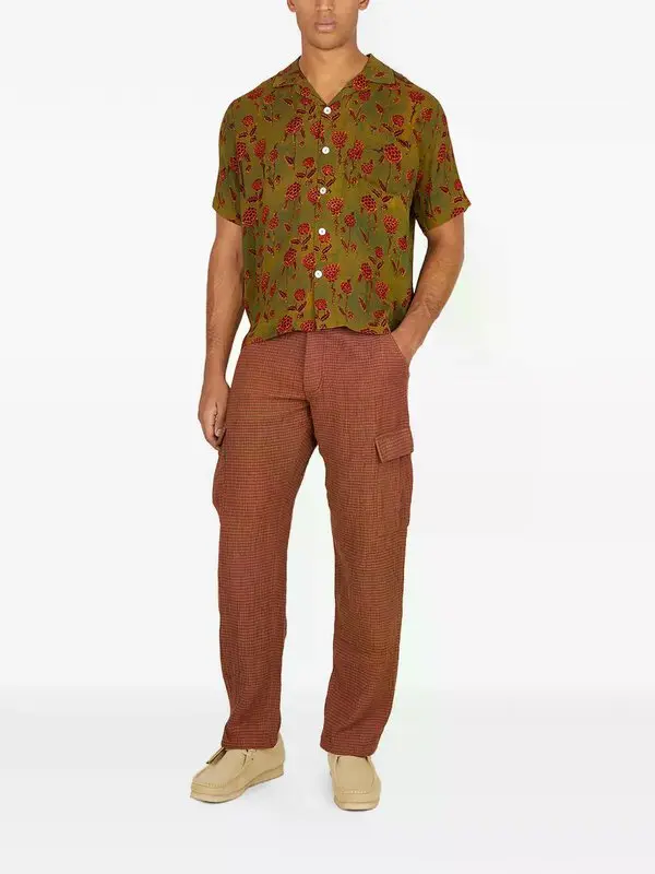 Kara Graphic Motif Patch-pocket Trousers