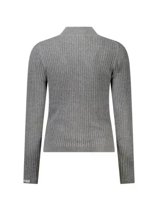 Pepe Jeans Ribbed Knit Sweater With Logo Detail