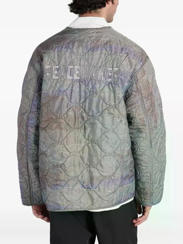 PEACEMAKER OAMC Oamc Quilted V-neck Button-down Jacket
