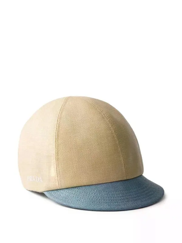Prada Canvas Cap - Neutrals