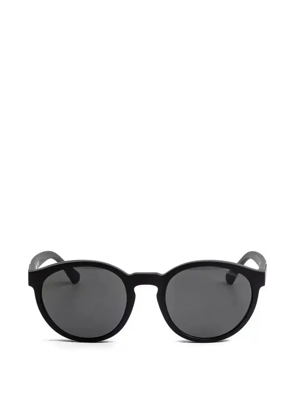 Emporio Armani Round Frame Clip-on Sunglasses - Black