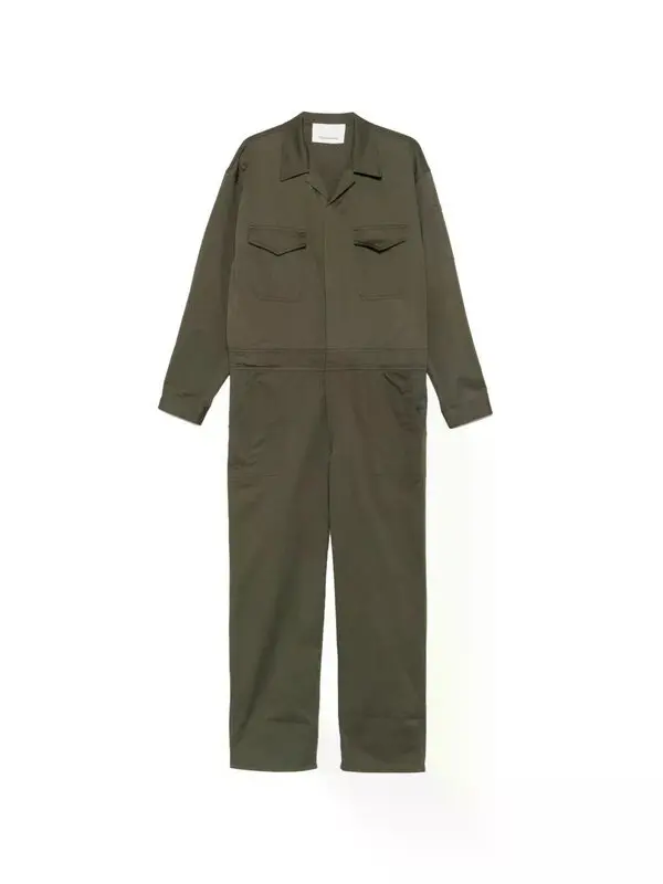 THE FRANKIE SHOP Ardea Flap-pocket Jumpsuit - Green