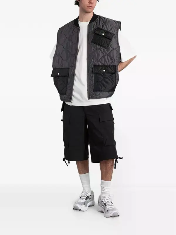 PEACEMAKER OAMC Oamc Quilted Zip-up Vest With Flap Pockets