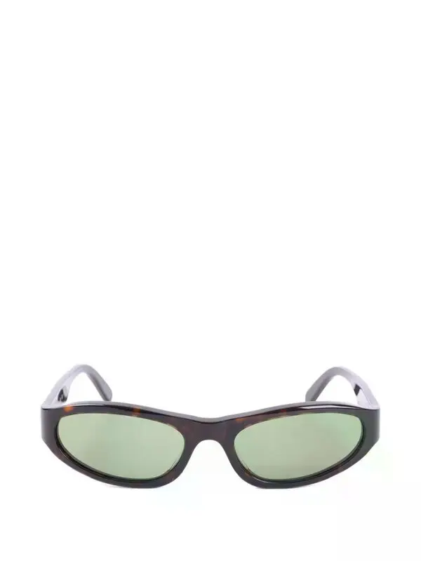 Marni Tortoiseshell Oval-frame Glasses