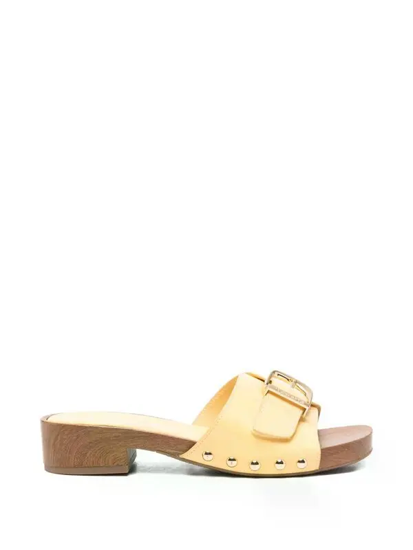 TAMARIS Buckled Studded Block Heel Sandals