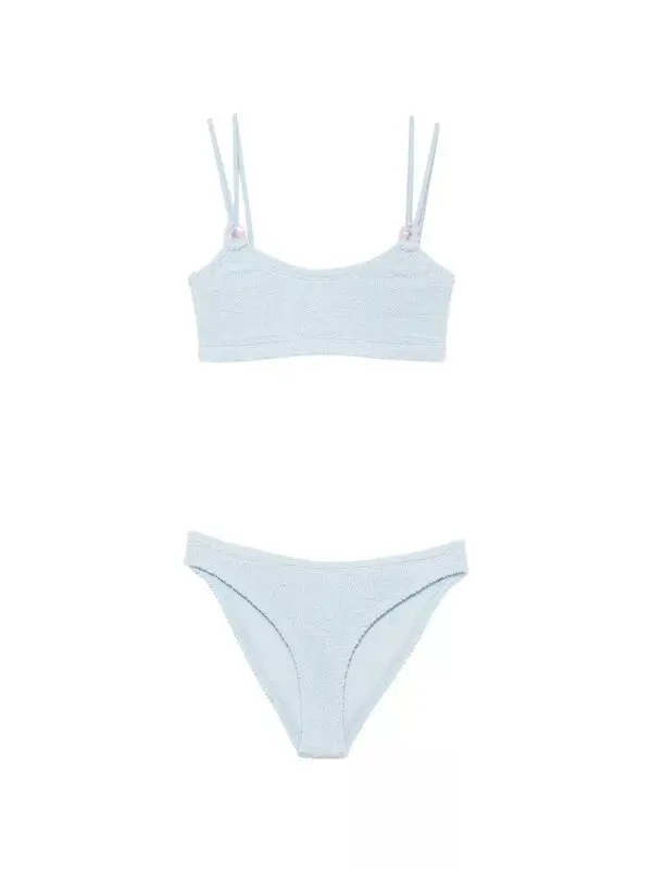 Hunza G Cassie Beaded Bikini - Blue