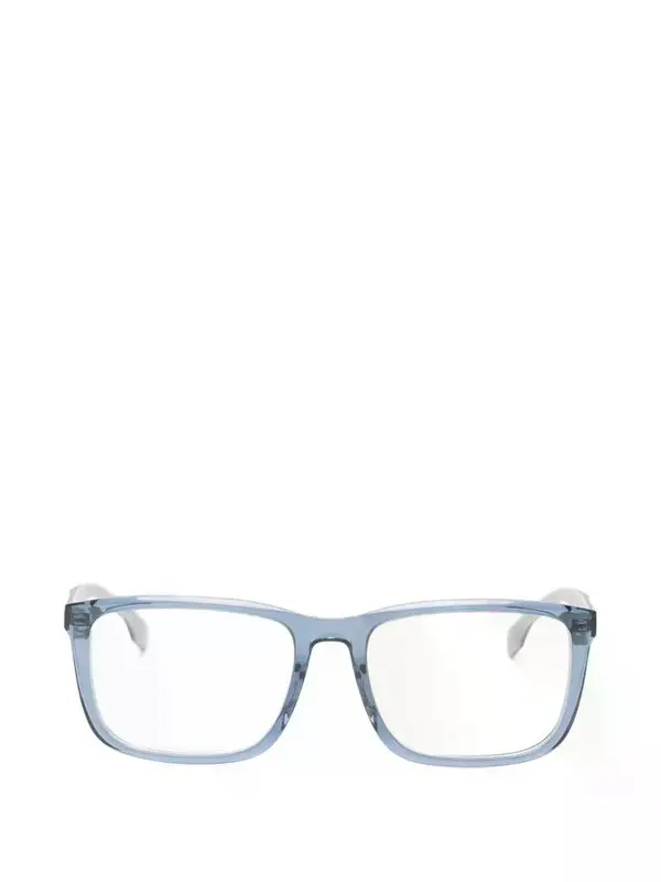 BOSS Rectangle Frame Eyeglasses - Blue
