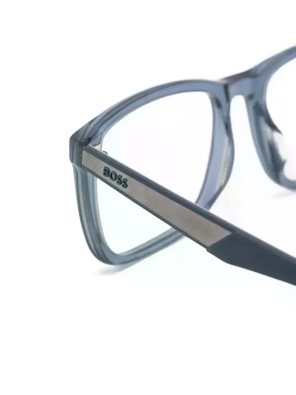BOSS Rectangle Frame Eyeglasses - Blue