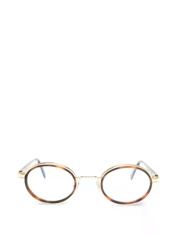 L.g.r Karnak Round Frame Eyeglasses - Brown
