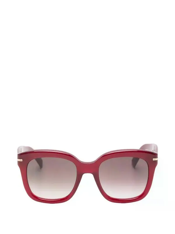 BOSS Tortoiseshell-effect Square-frame Sunglasses